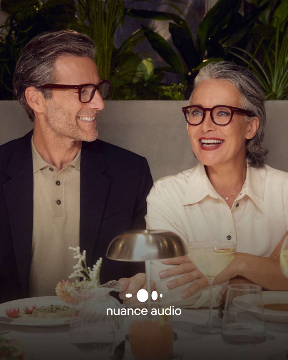 Nuance Audio: Eine Brille für besseres Hören.